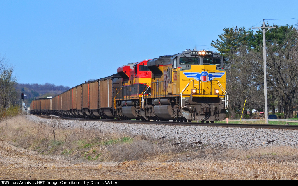 UP 8362, CP's Tomah Sub.